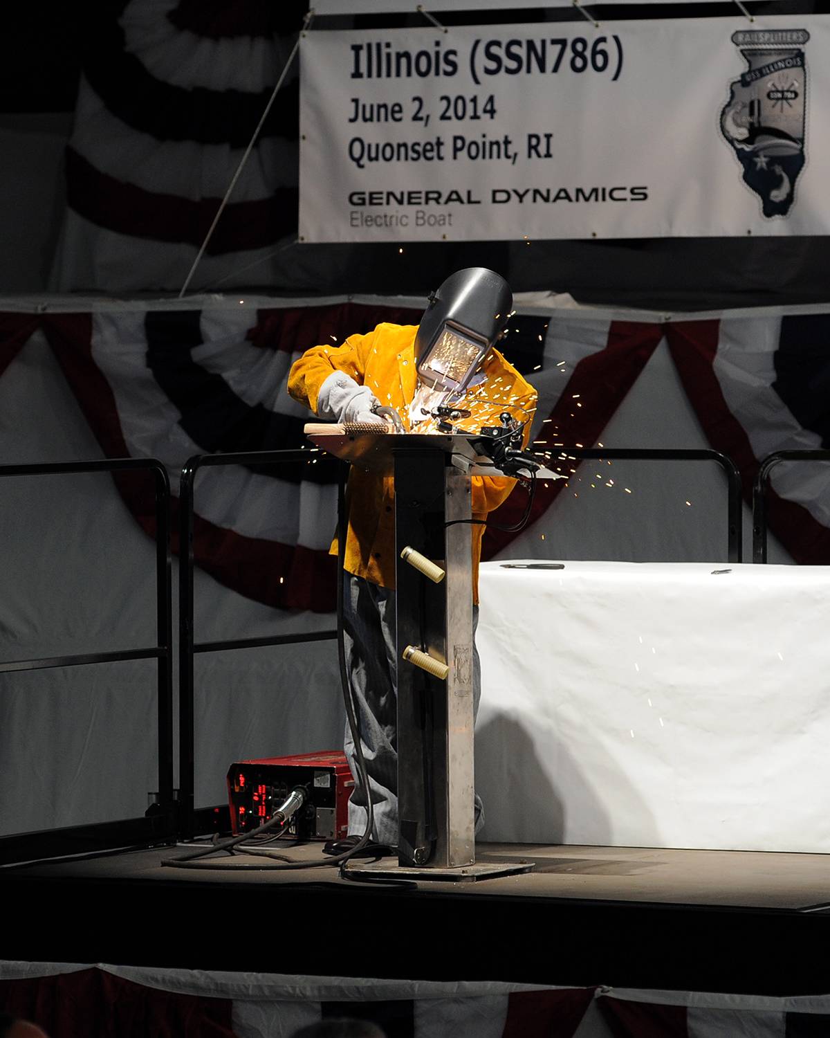 Michelle Obama Christens Navy's New Submarine