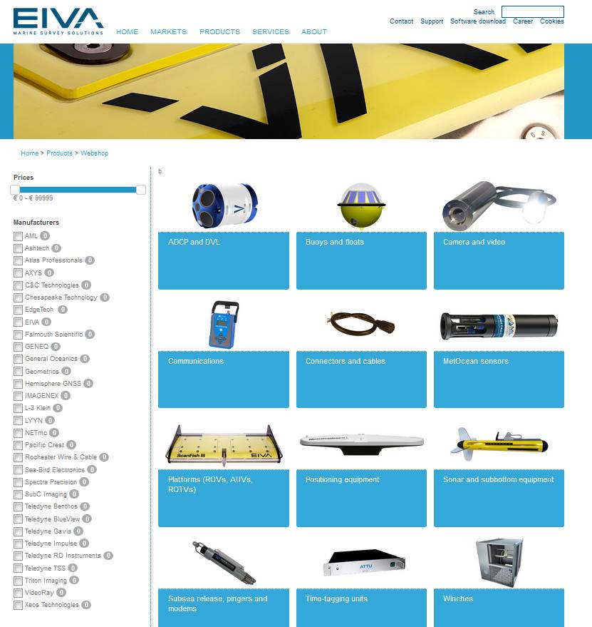 EIVA Takes Sales Online With New Webshop