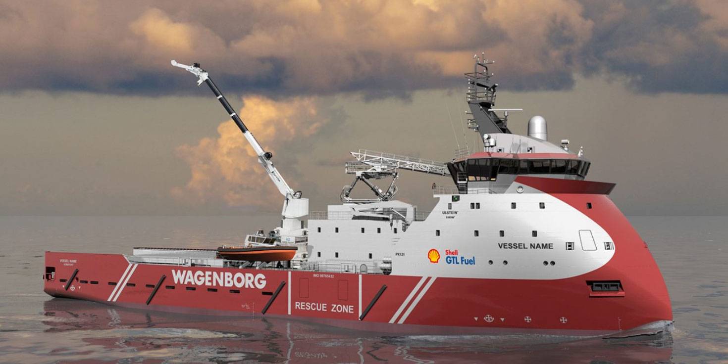Barge Master 3D Motion Compensated Crane For Wagenborg