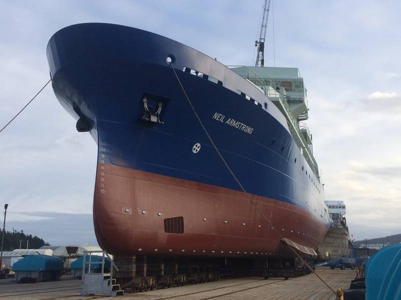 AGOR 27 R/V Neil Armstrong Launched