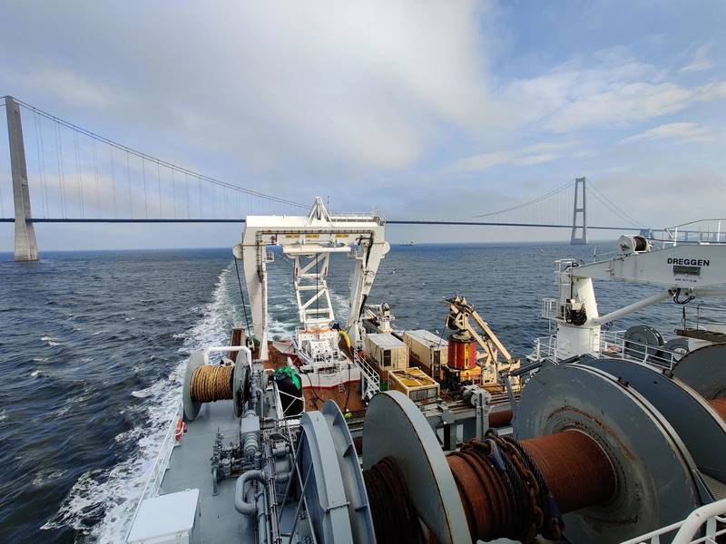 Global Offshore's Pre-Lay Plough Passes Kriegers Flak