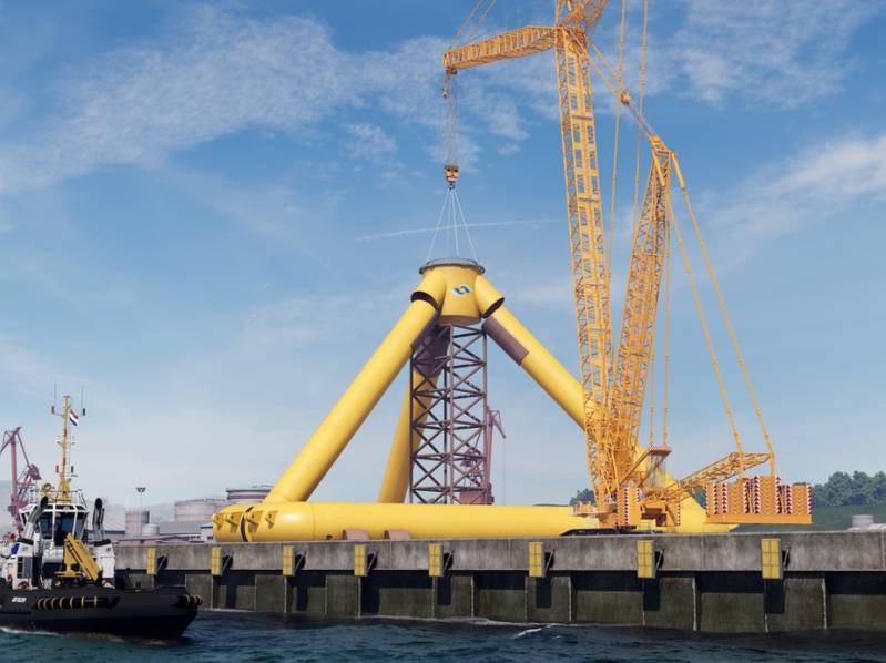 Marine Power Systems Pelaflex Floating Wind Platform