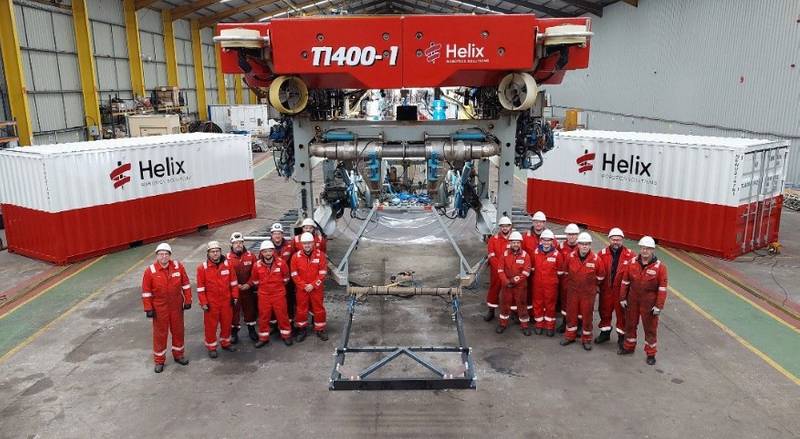Helix's Newly Acquired T1400-1 Jet Trenching System To
