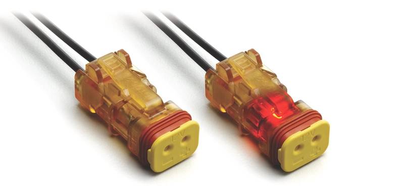 New Transparent Connector With Integrated LED