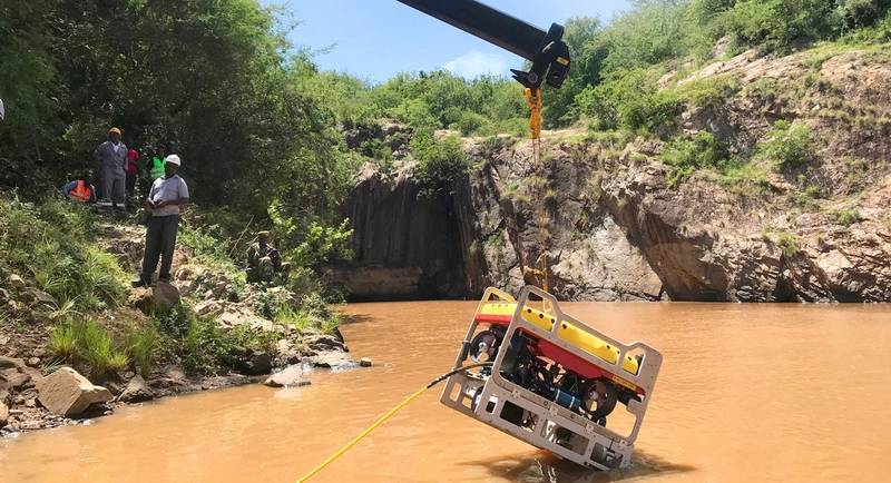 ASI Deploys Falcon ROV In African Croc Infested Waters