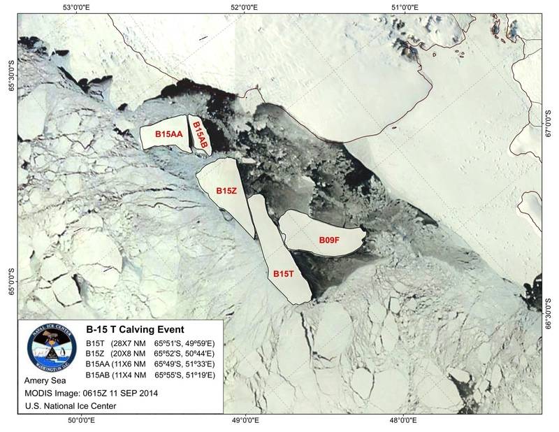 World’S Largest Iceberg Continues To Break Apart