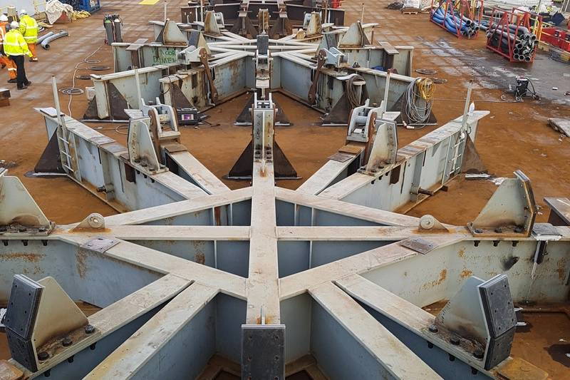 Unique Grillage Design For Offshore Wind Farm