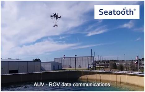 WFS, Seatronics Demonstrate Drone-To-ROV Wireless