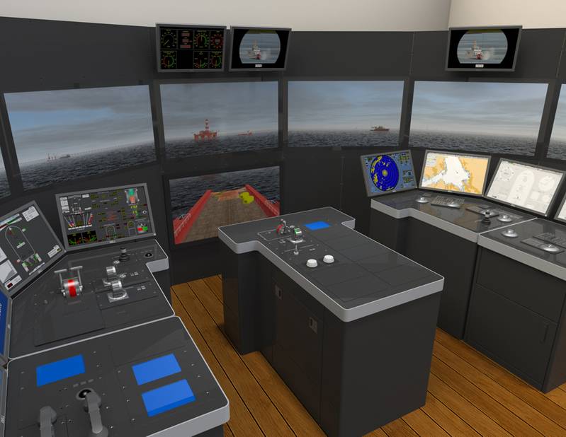 Kongsberg Offshore Vessel Simulator For Bibby Ship