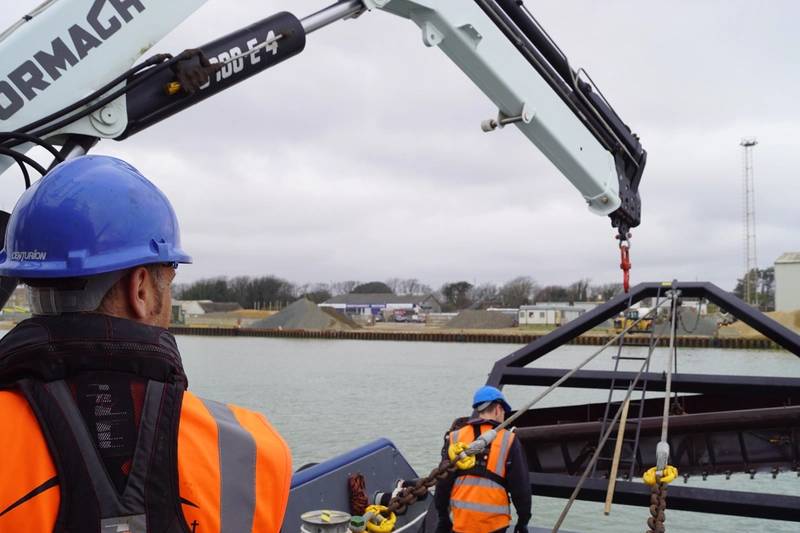 Seabed Leveling Completed At Newhaven