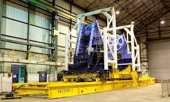 Subsea Construction: Cable Reel System Supplied By