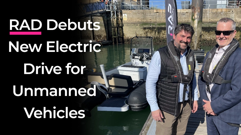 RAD Debuts New Electric Drive For Unmanned Vehicles