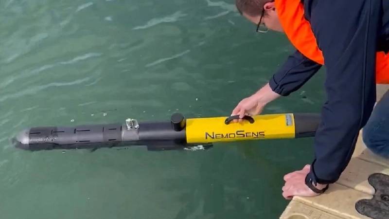 Rtsys Nemosens Micro AUV Pulls Its Weight